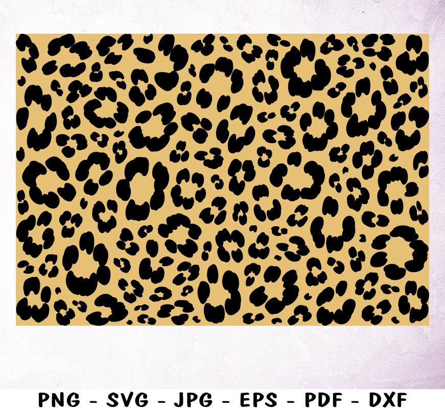 Leopard Print Svg Leopard Svg/Png Digital File Leopard | Etsy