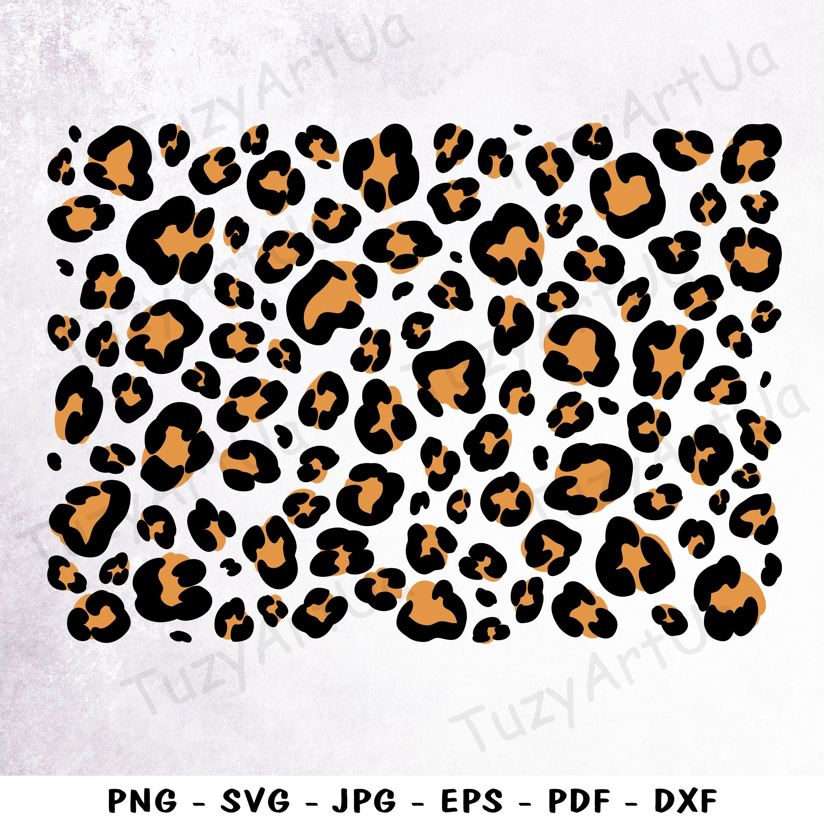 Leopard print svg Leopard digital file SVG/PNG Leopard | Etsy