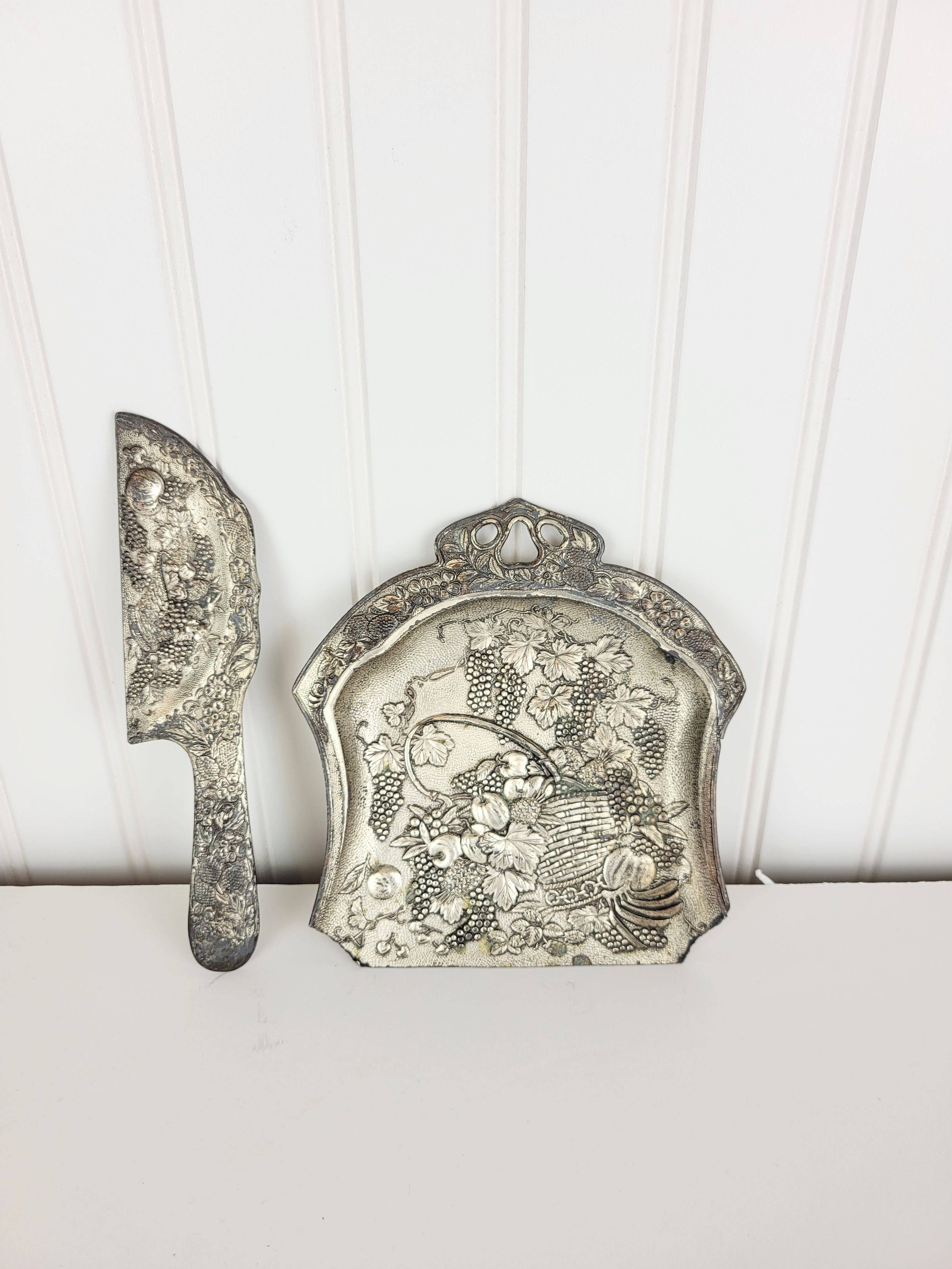 Silver Crumb Catcher Set, Vintage Crumb Sweeper Made in Japan - Etsy