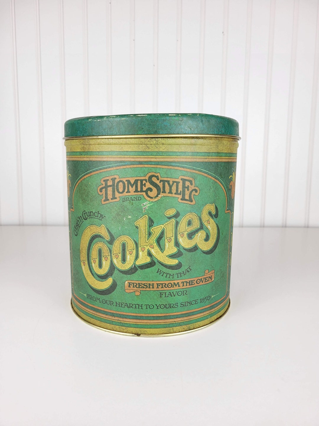 Vintage Cookie Ballonoff Tin, 1970's Blue Cookie Jar - Etsy