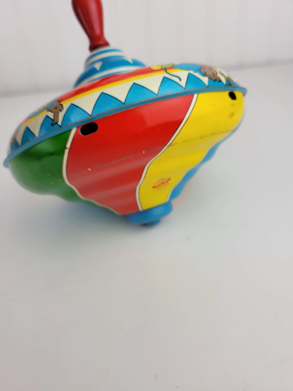 Spinning Top Toy Ohio Art Vintage Metal Top Child's Toy - Etsy