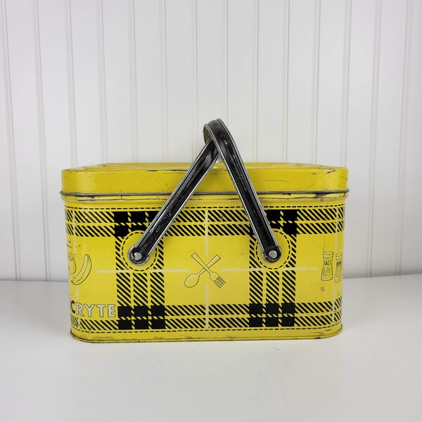 Yellow Bread Box - Etsy