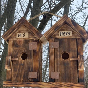 Rustic Outhouse Birdhouse, Birdhouse, Amish Handmade Birdhouse,garden ...