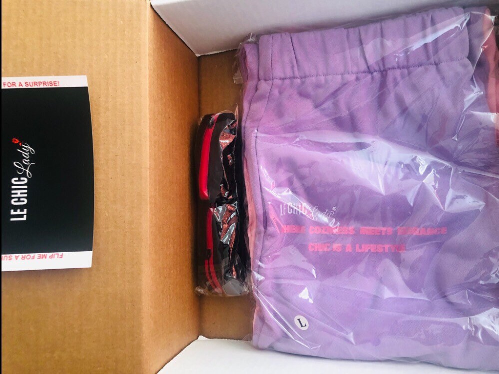 Vintage Styled Lilac Pink Color-block Sweatpants Split Color - Etsy