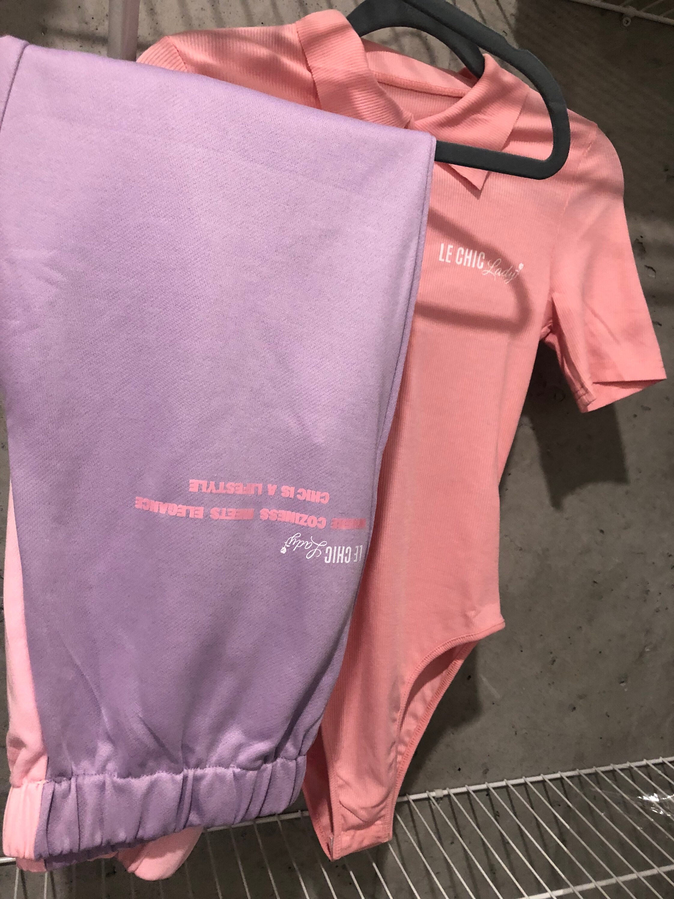 Vintage Styled Lilac Pink Color-block Sweatpants Split Color - Etsy