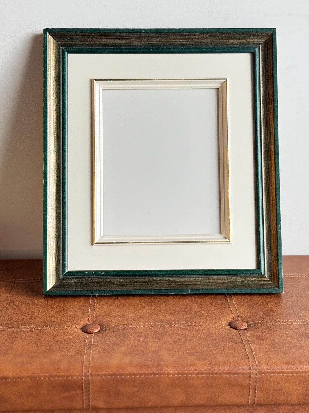 Vintage Baroque Green & Gold Accent Picture Frame,rococo Style Frame ...