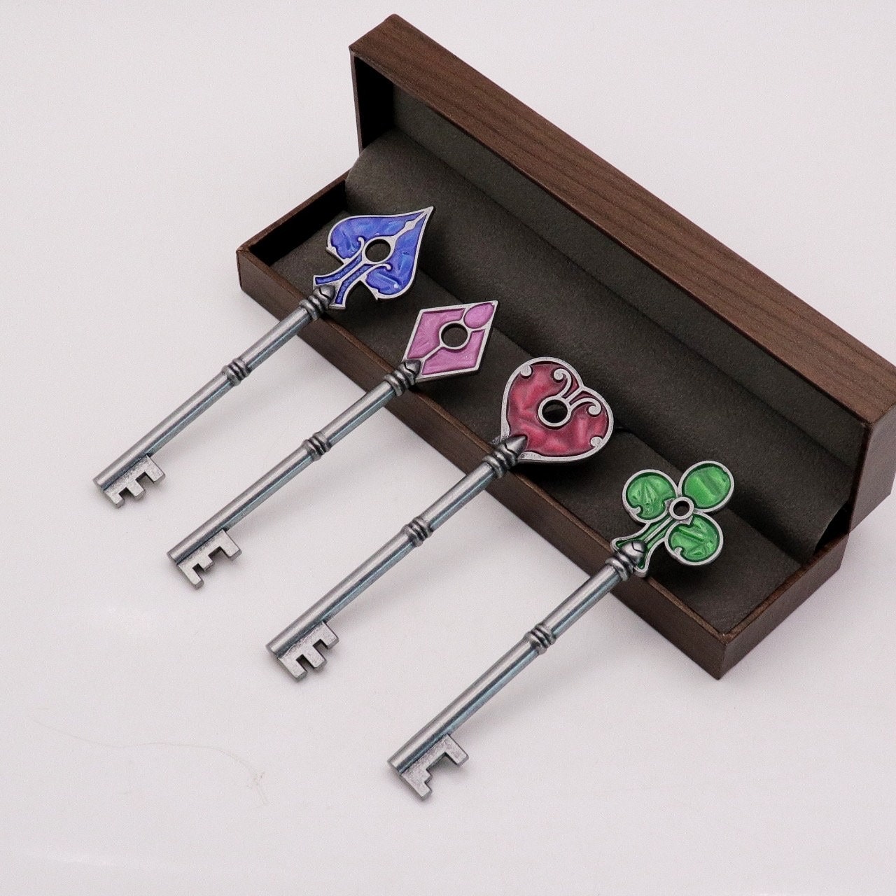 Resident Evil Keys Set of 4 Real Metal - Etsy