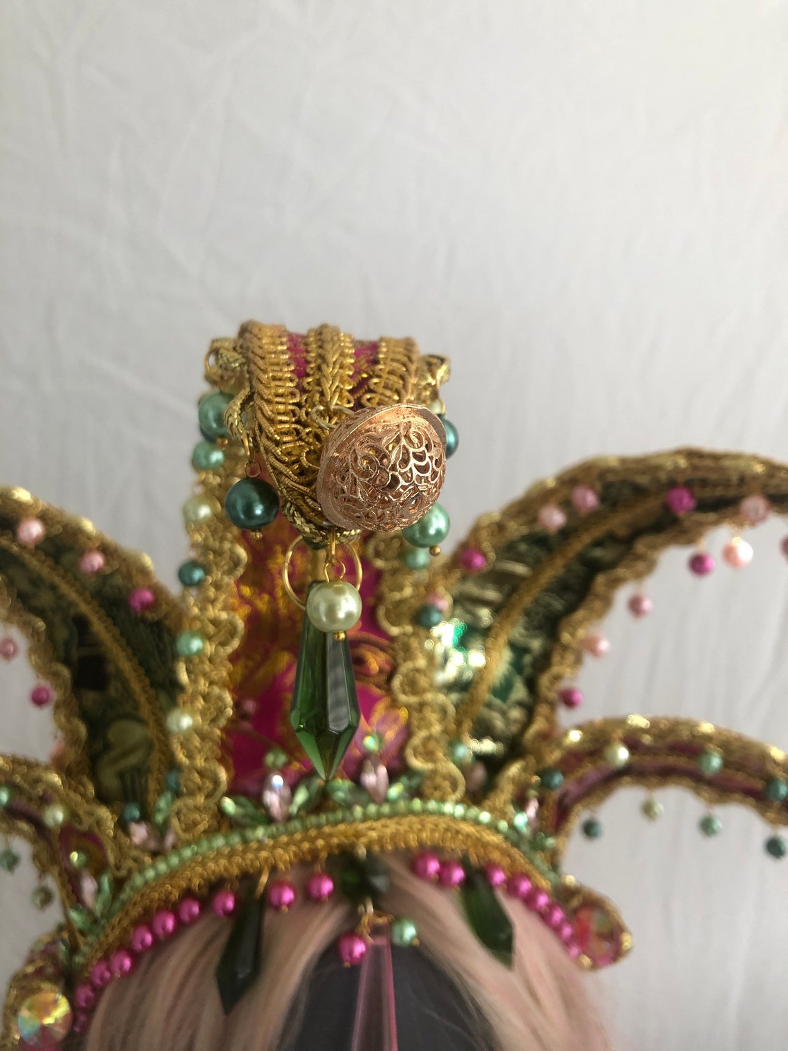 Jester Circus Headdress Masquerade Vampire Fairy Fantasy - Etsy