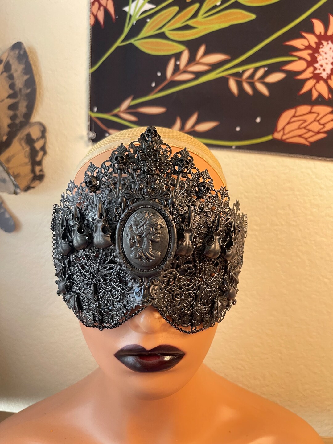 Jewelry Blind Mask Illusion Masquerade Fantasy Photoshoot Renfaire ...