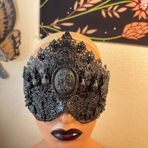 Jewelry Blind Mask Illusion Masquerade Fantasy Photoshoot Renfaire ...