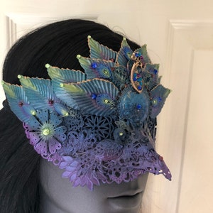 Illusion Blind Mask Masquerade Vampire Fairy Fantasy Belly Dancing Mask ...