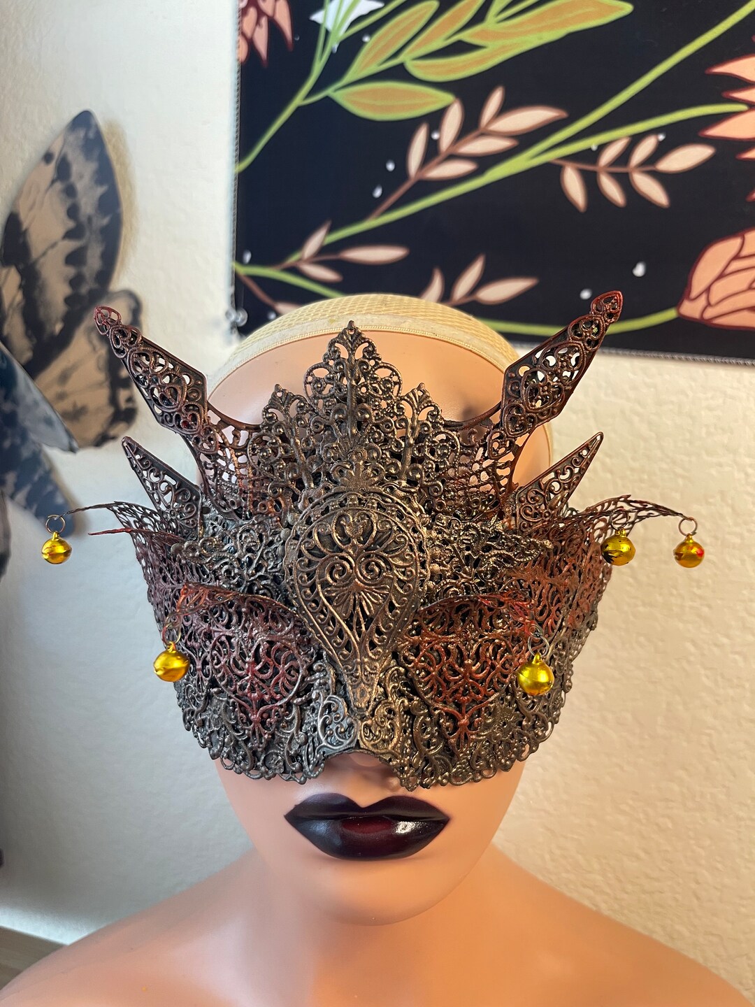 Jewelry Blind Mask Illusion Masquerade Fantasy Photoshoot Renfaire ...