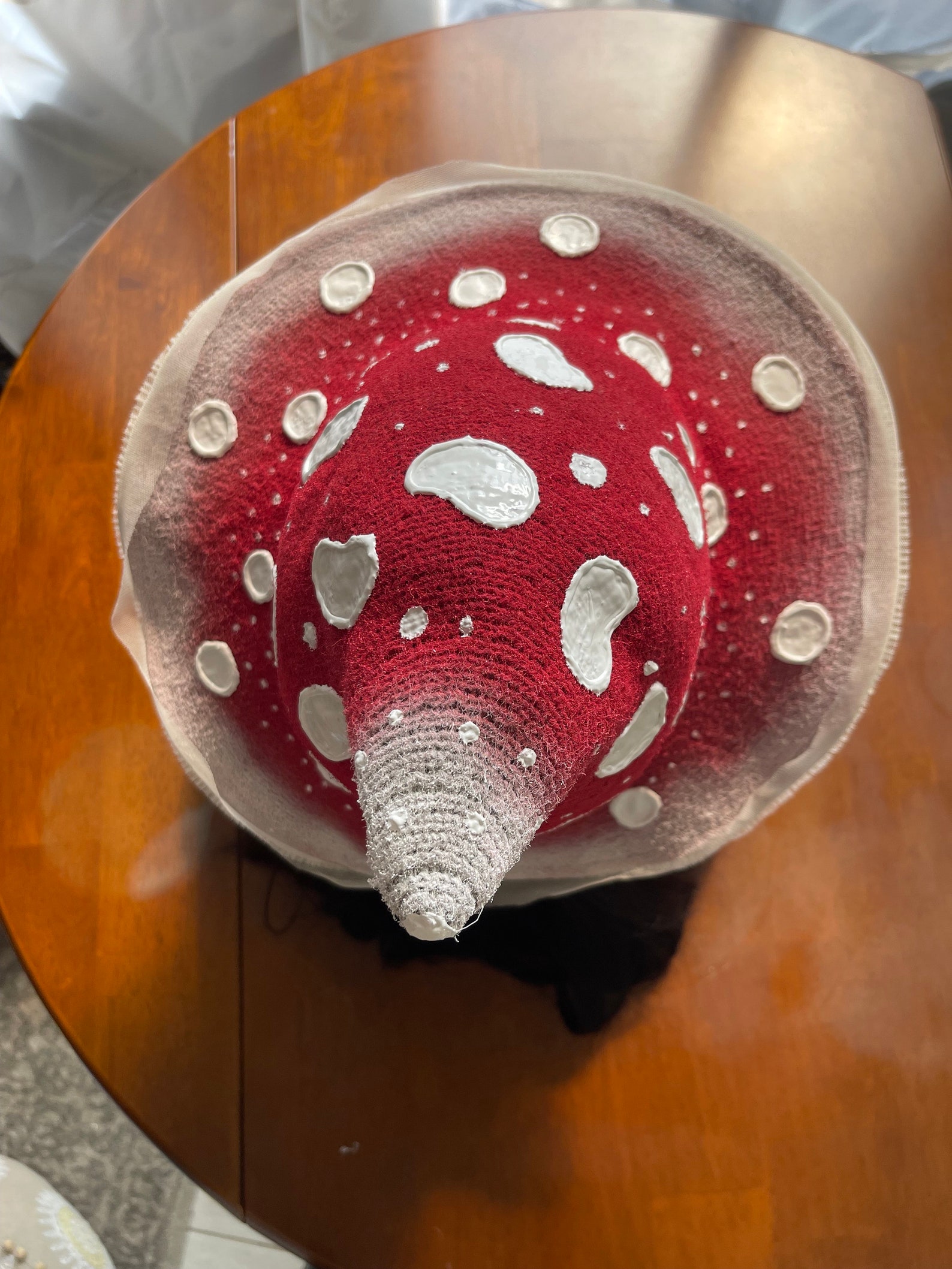 Red Toadstool Fungi Fly Agaric Mushrooms Slouchy Witch Hat Mushroomcore ...