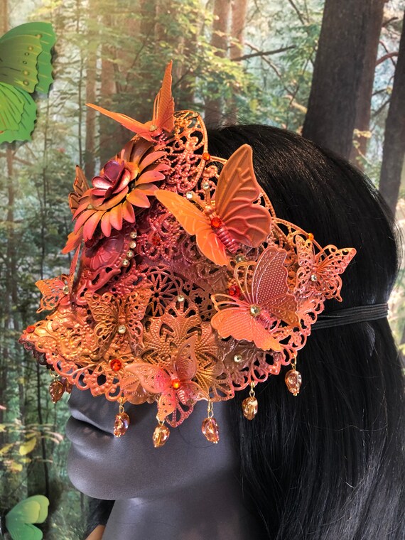 Illusion Blind Mask Masquerade Vampire Fairy Fantasy Belly - Etsy