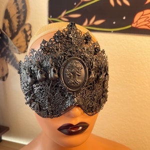 Jewelry Blind Mask Illusion Masquerade Fantasy Photoshoot Renfaire ...