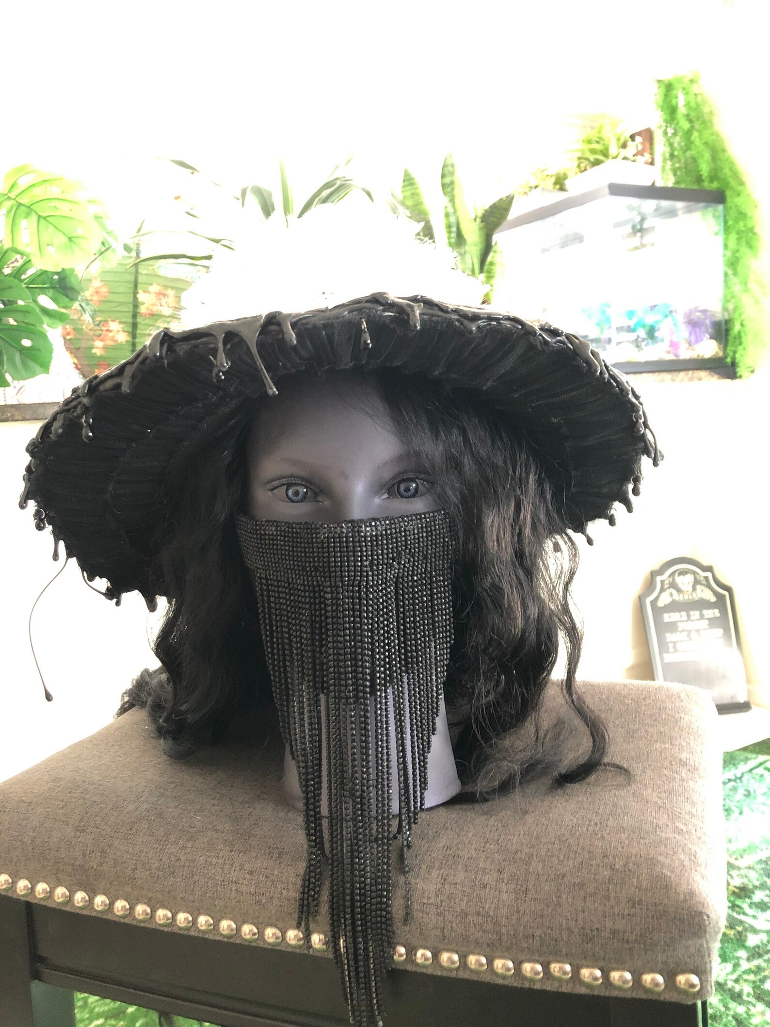 Inky Cap Mushroom Hat Witchy Wool Slouchy Tiktok Trend | Etsy