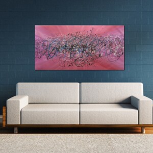 Abstract Painting Long Horizontal Wall Art Modern Paintings - Etsy