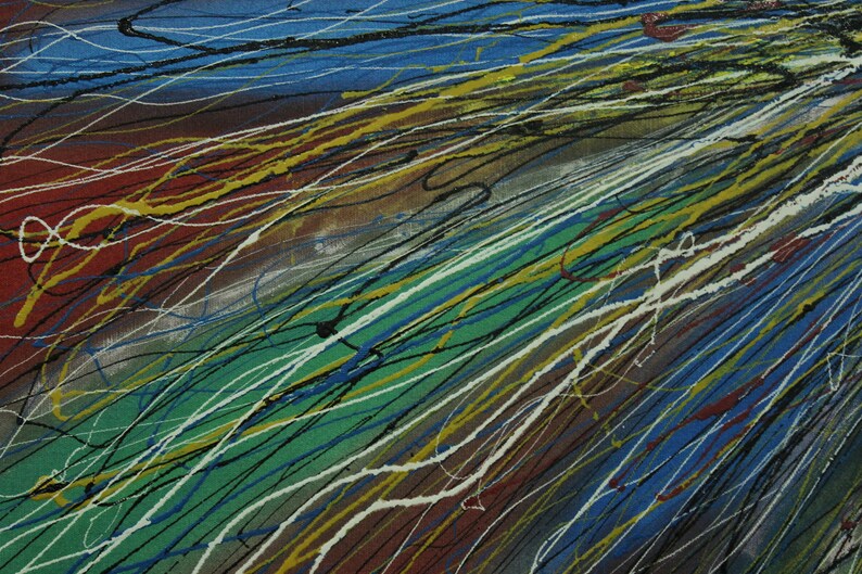 Jackson Pollock Huge Wall Art Abstract Painting Extra Large - Etsy