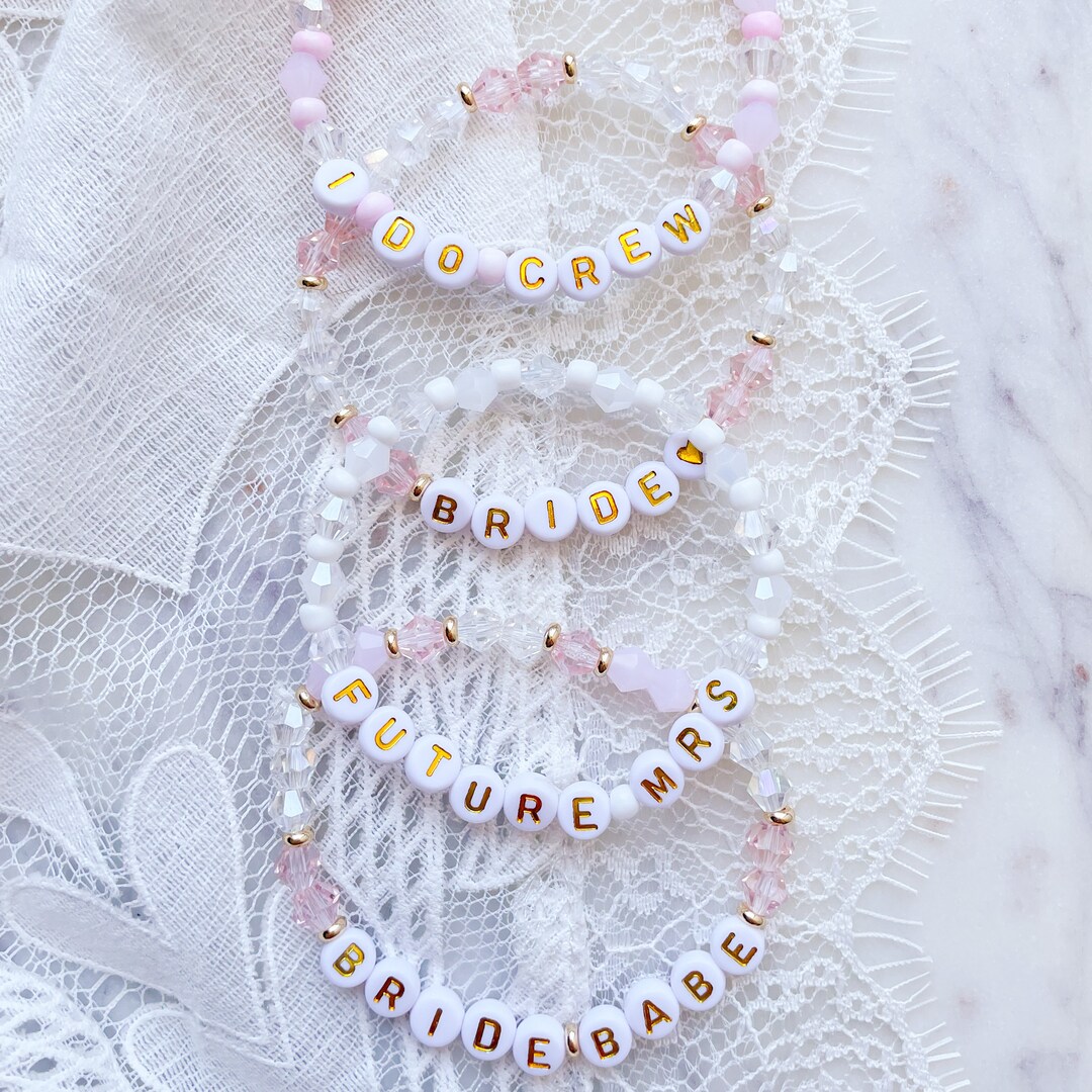 Bridal Party Bracelet - Wedding Party Personalized Gift - Bachelorette ...