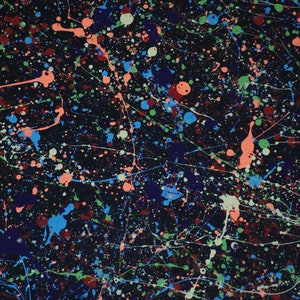 Jackson Pollock Inspired Splatter Paint Canvas - Etsy