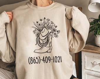 865 409 1021 Sweatshirt, Wallen Sweatshirt, Country Music 865 409 1021 Sweatshirt, Wallen Sweatshirt, Country Music