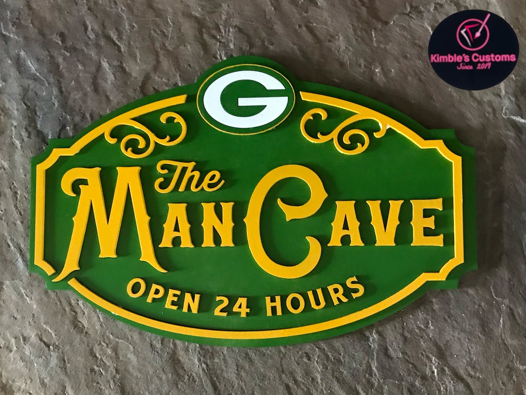 Green Bay Packers Man Cave Sign - Etsy
