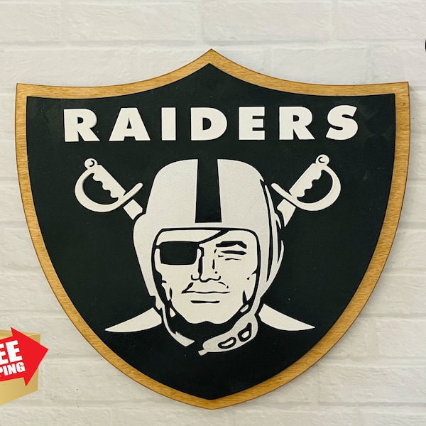 Raiders Shield - Etsy