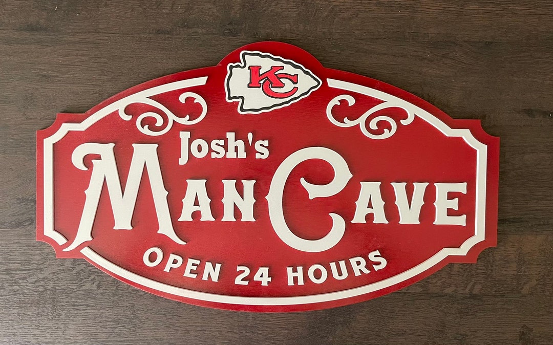 Kansas City Chiefs Man Cave Sign - Etsy