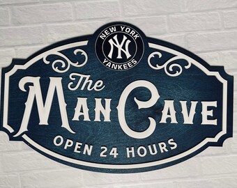 New York Yankees Man Cave - Etsy