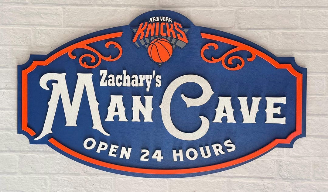 New York Knicks Man Cave Sign - Etsy