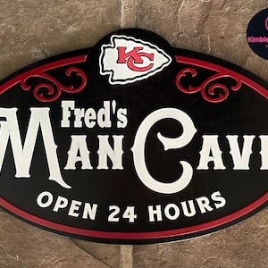 Kansas City Chiefs Man Cave Sign - Etsy
