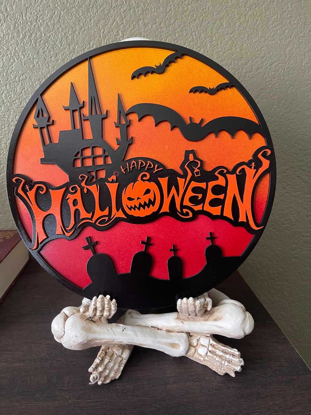 Happy Halloween Sign - Etsy