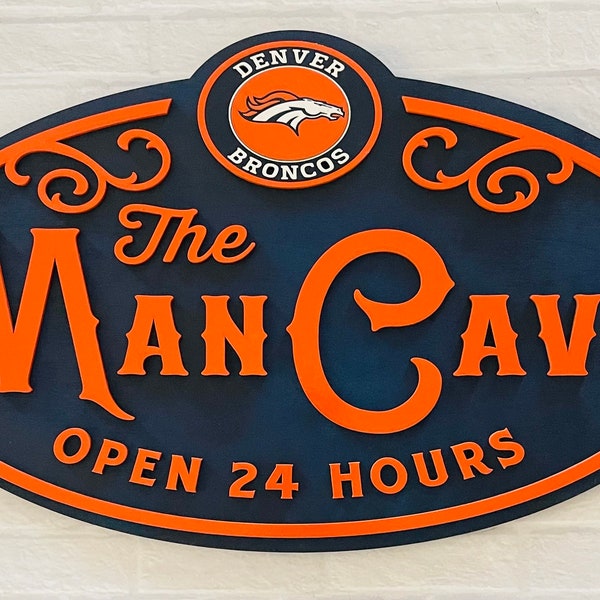 Denver Broncos Sign - Etsy