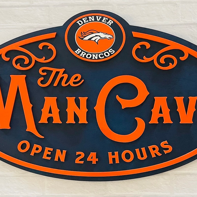 Denver Broncos Sign - Etsy