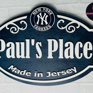 New York Yankees Man Cave Sign - Etsy