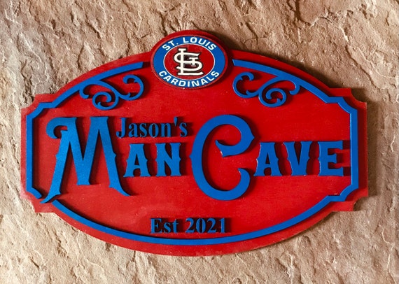 St Louis Cardinals Man Cave Sign | Etsy