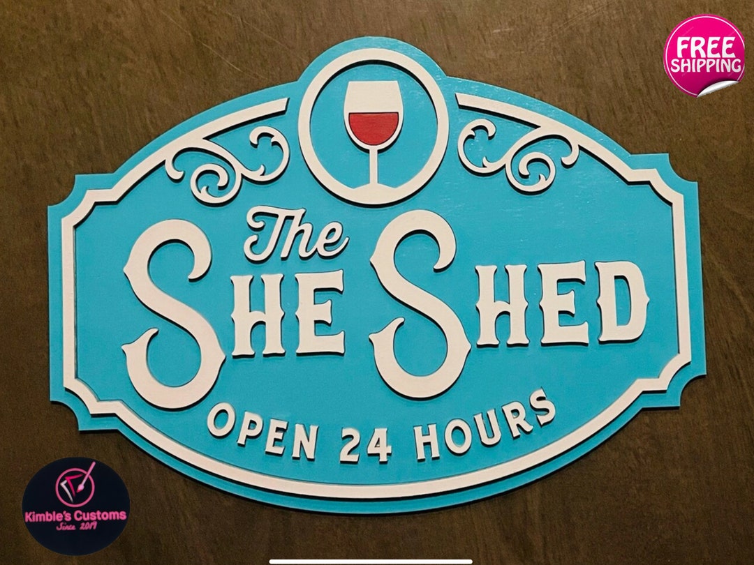 She Shed Sign - Etsy