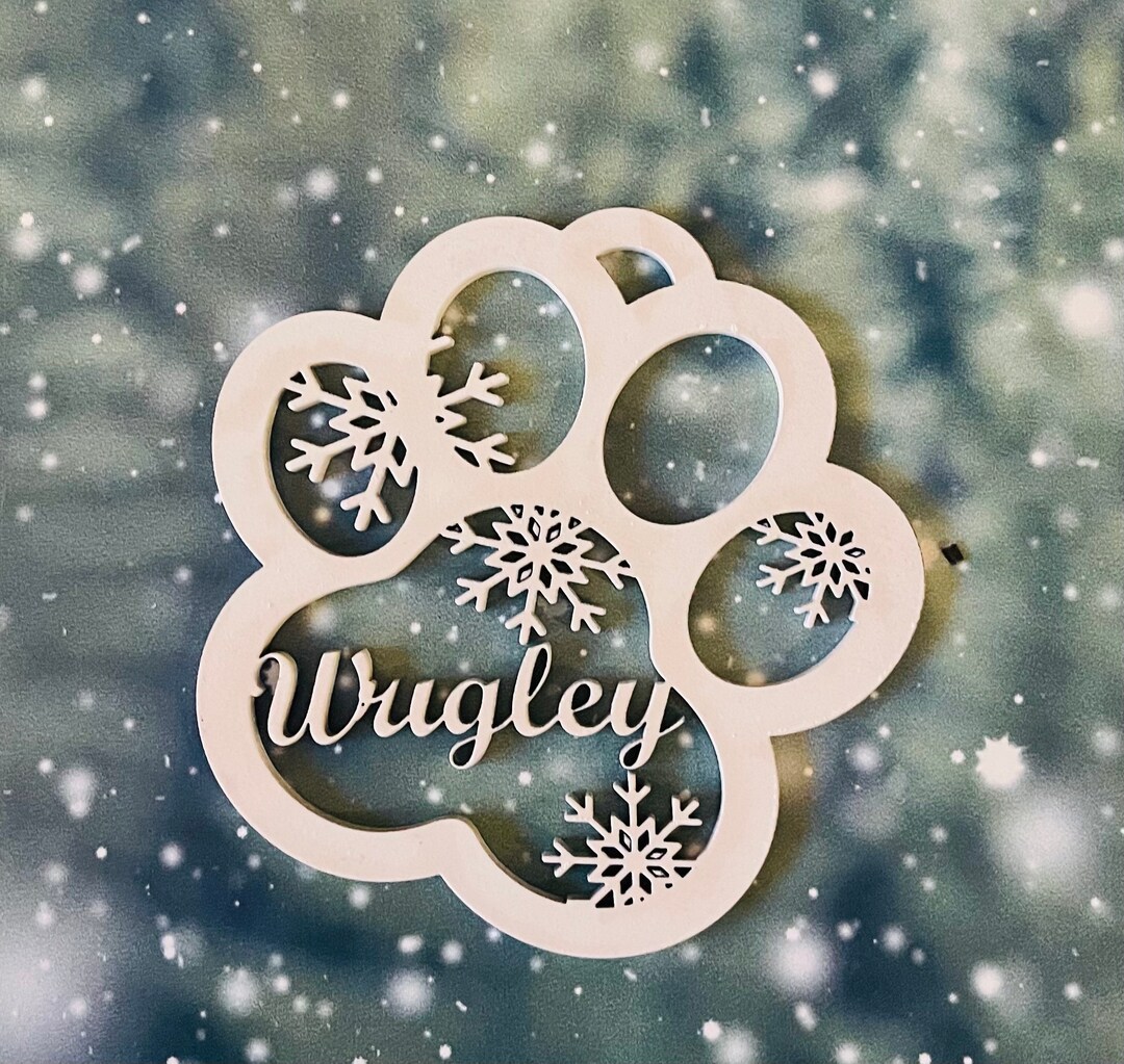 Paw Print Personalized - Etsy