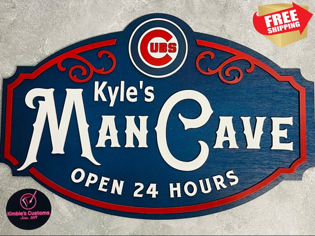 Chicago Cubs Man Cave Sign - Etsy