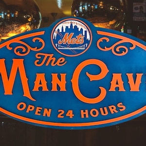 New York Mets Man Cave Sign - Etsy