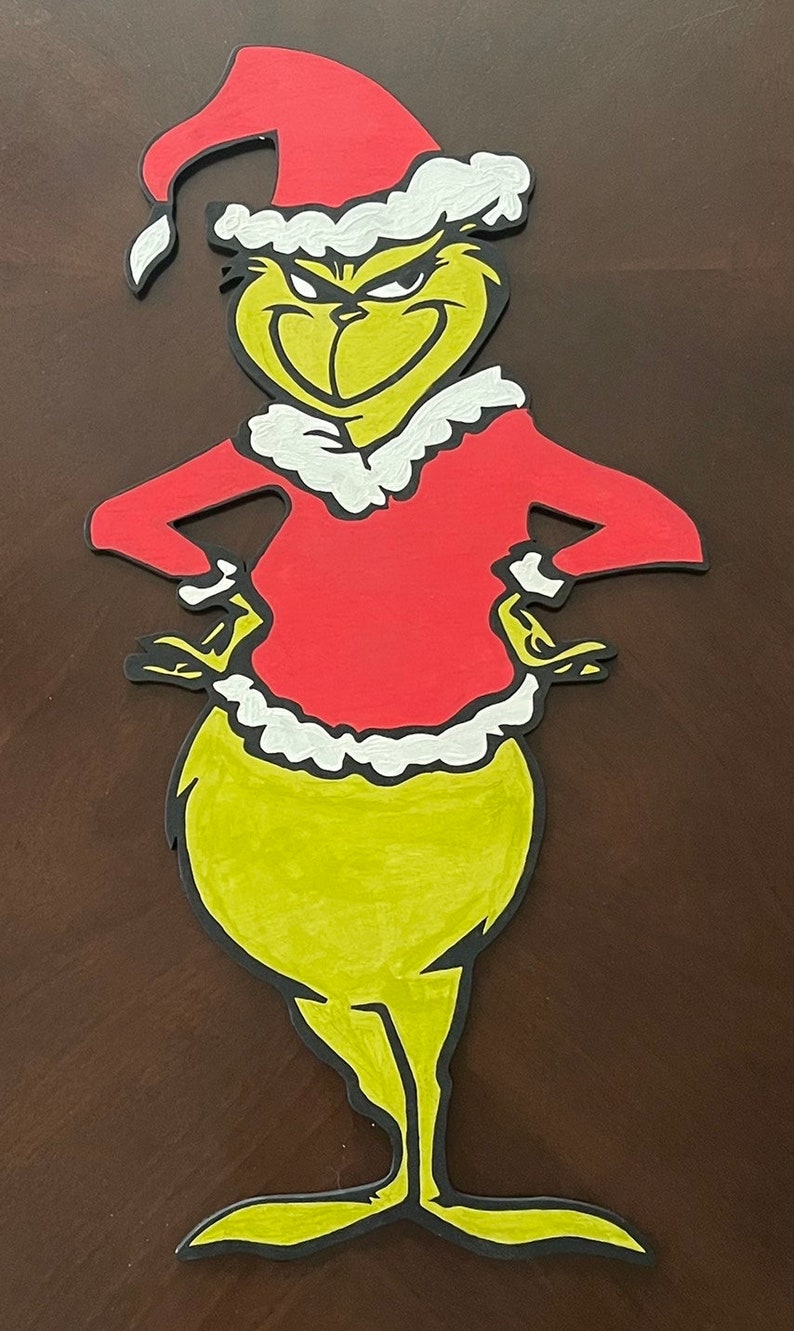 Grinch, Max & Cindy Lou Wood Decorations - Etsy