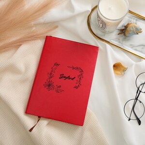 Personalized Leather Journal Custom Name Notebook Monogram - Etsy
