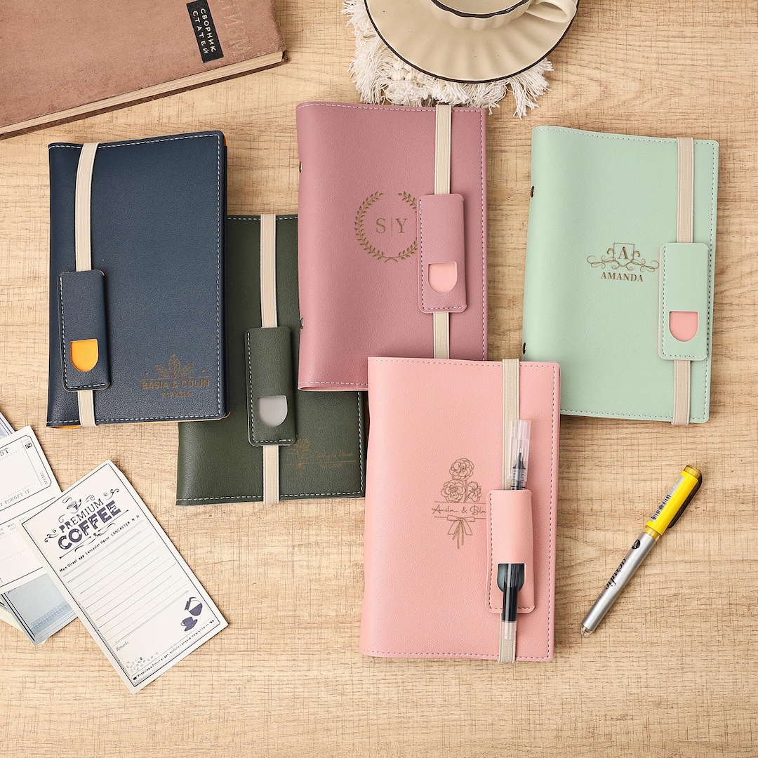 Custom Refillable Notebook With Name, Personalized Engraved Journal ...