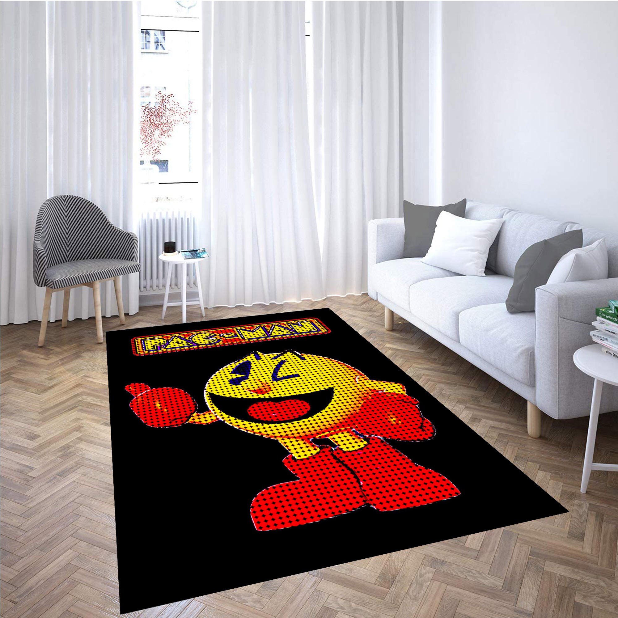 Arcade Pac-Man Gaming Rug Nintendo gaming Retro Video game | Etsy