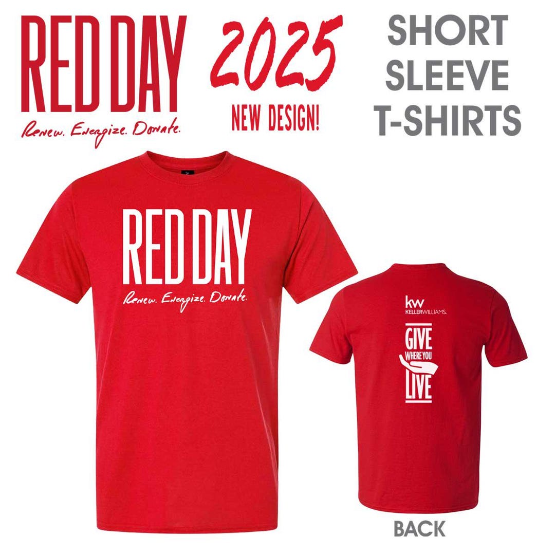 Keller Williams RED Day Short Sleeve T-shirt *NEW 2025 Design* - Women ...