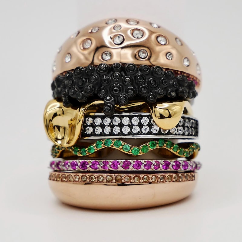 Hamburger Ring - Etsy