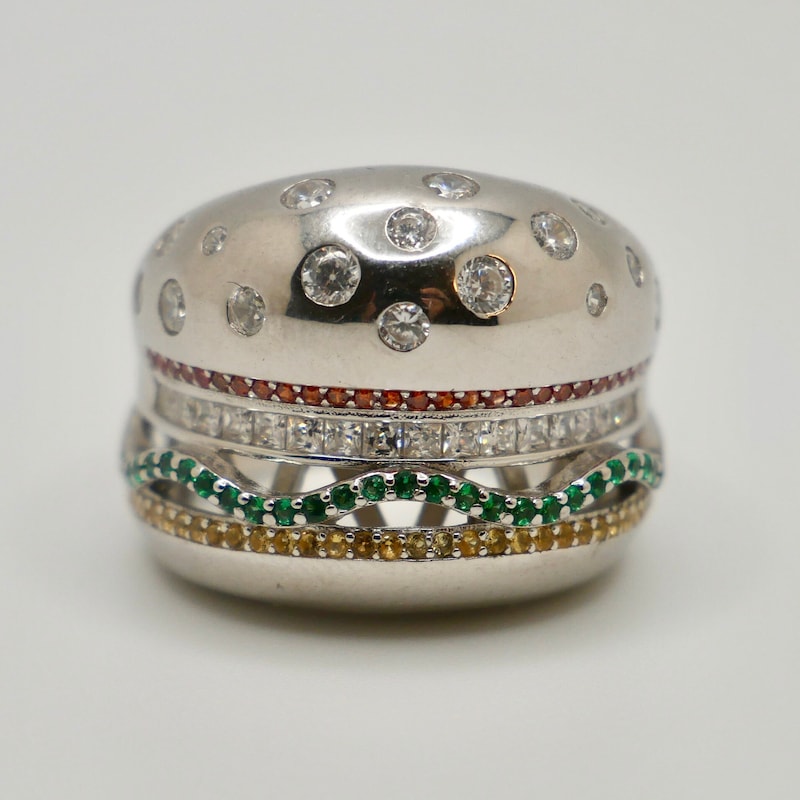 Hamburger Ring - Etsy