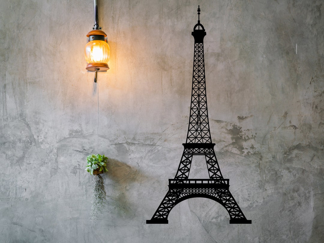 Eiffel Tower Metal Wall Decor Metal Tower Metal Decor Metal - Etsy