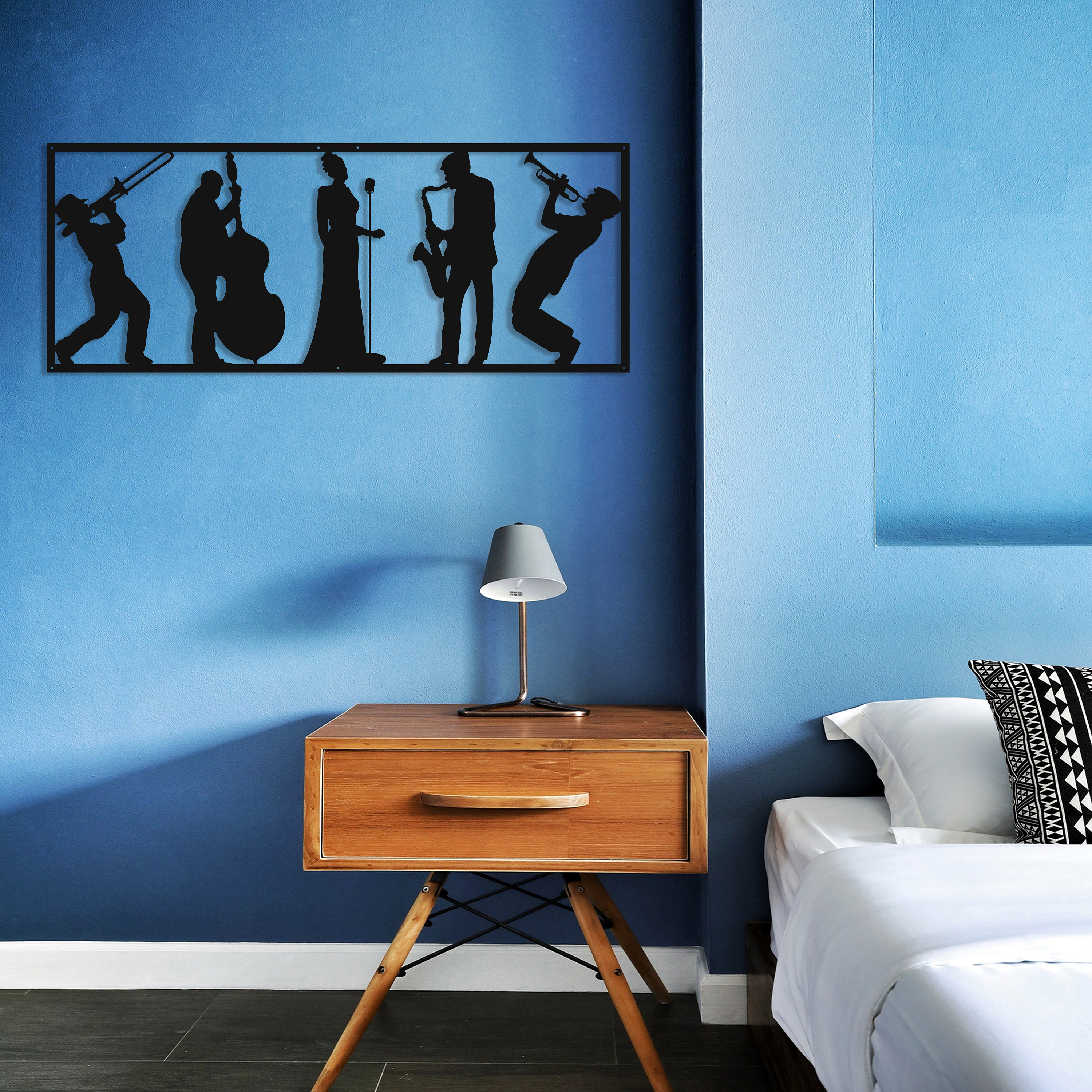 Jazz Band Wall Decor Jazz Band Wall Decor Music Metal Wall | Etsy