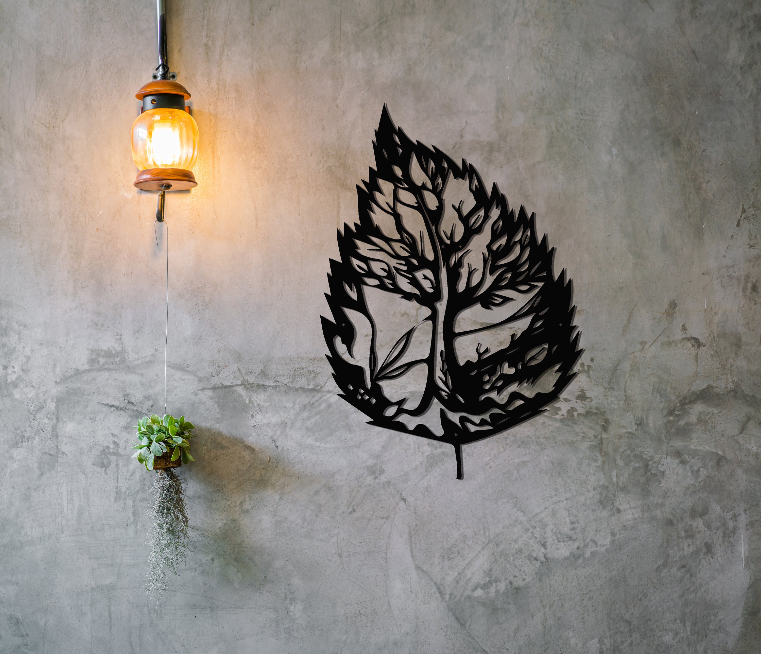 Metal Leaf Wall Art Metal Wall Decor Metal Wall Art Unique - Etsy